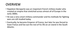 HISTORY YEAR 9 - NAPOLEON | PPTX