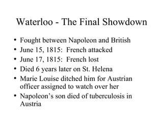 Napoleon Chart Maps | PPT