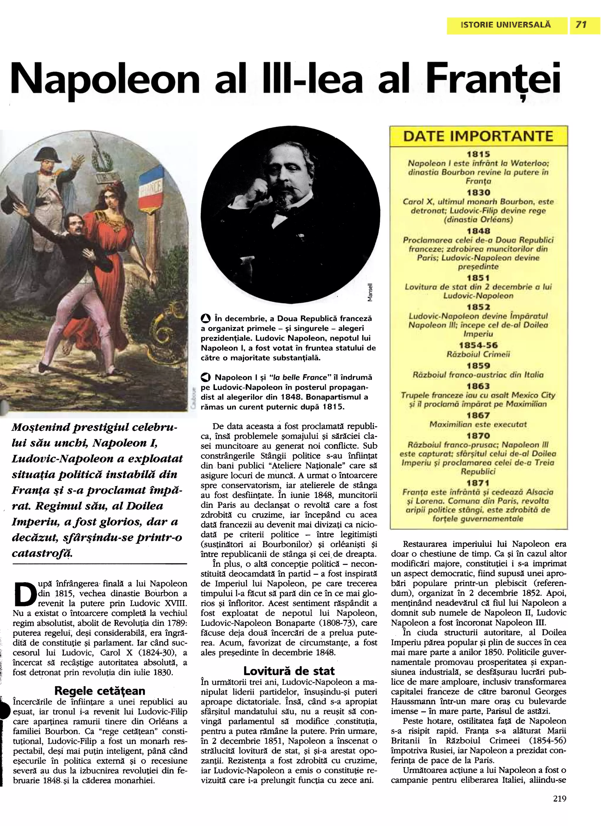 Napoleon al iii lea al frantei | PDF