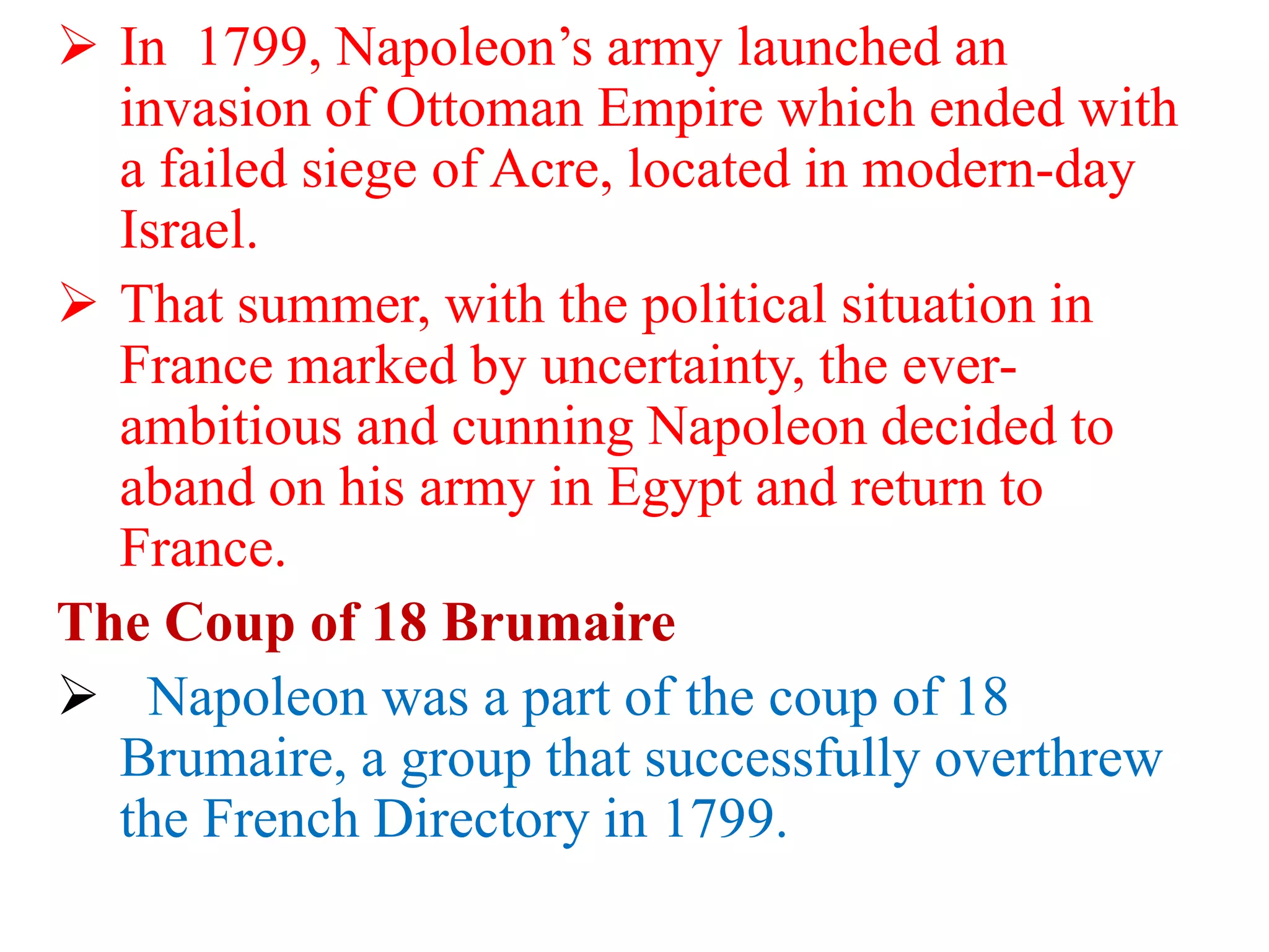 Napoleon bonaparte (1769 1821) | PPT | Free Download