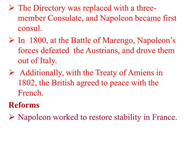 Napoleon bonaparte (1769 1821) | PPT