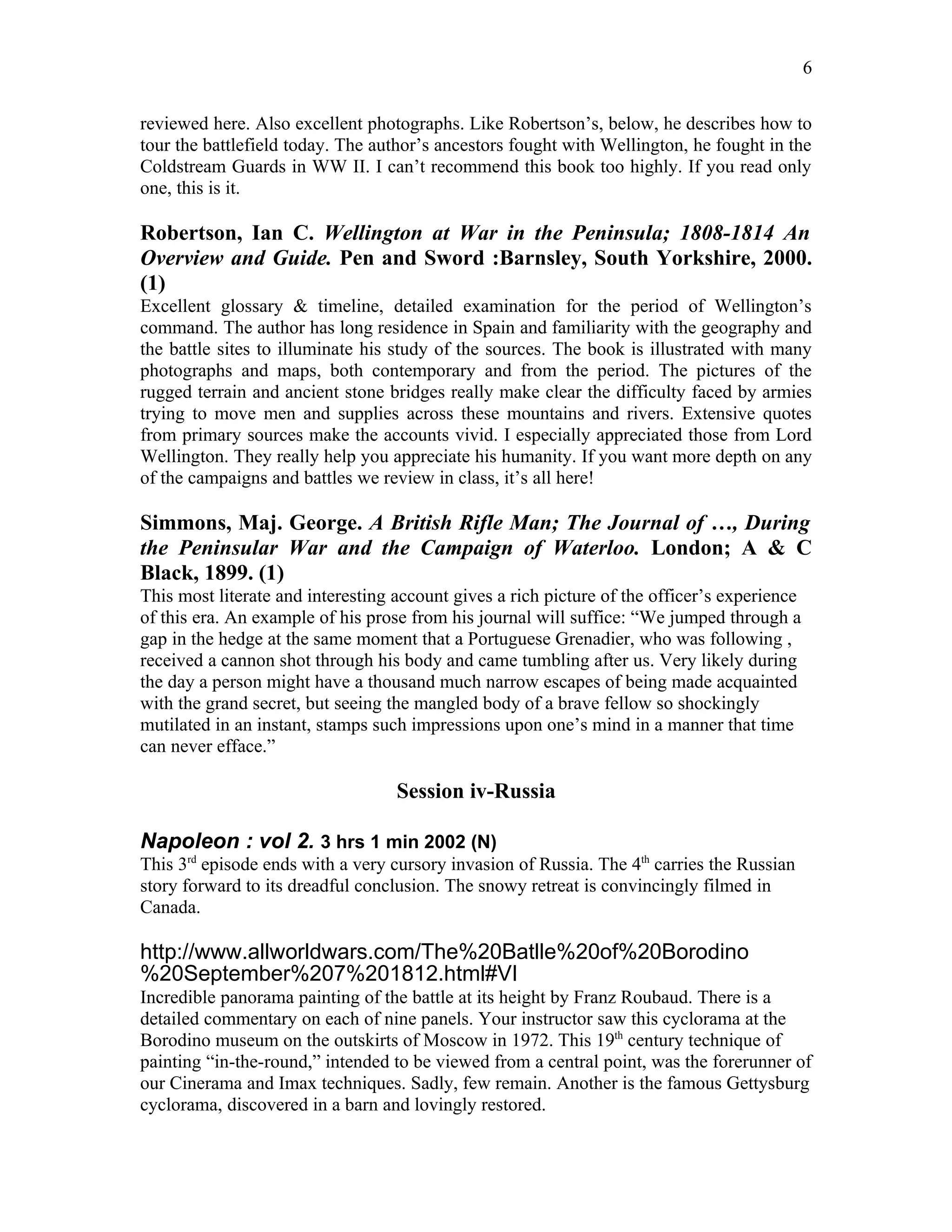 Napoleon part 2 readings and viewings | PDF