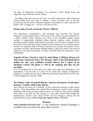 Napoleon part 2 readings and viewings | DOC