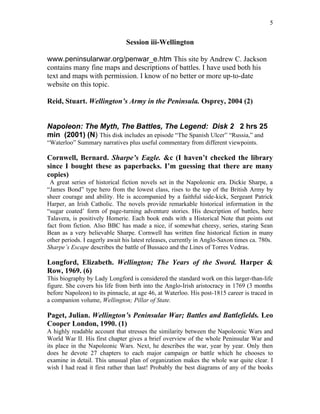 Napoleon part 2 readings and viewings | PDF