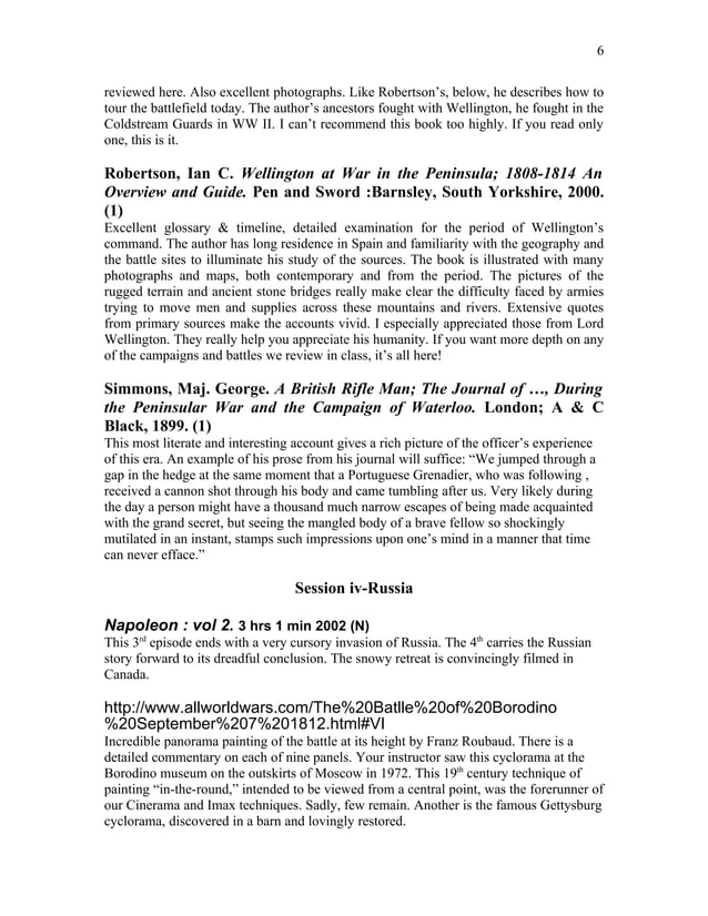 Napoleon part 2 readings and viewings | PDF