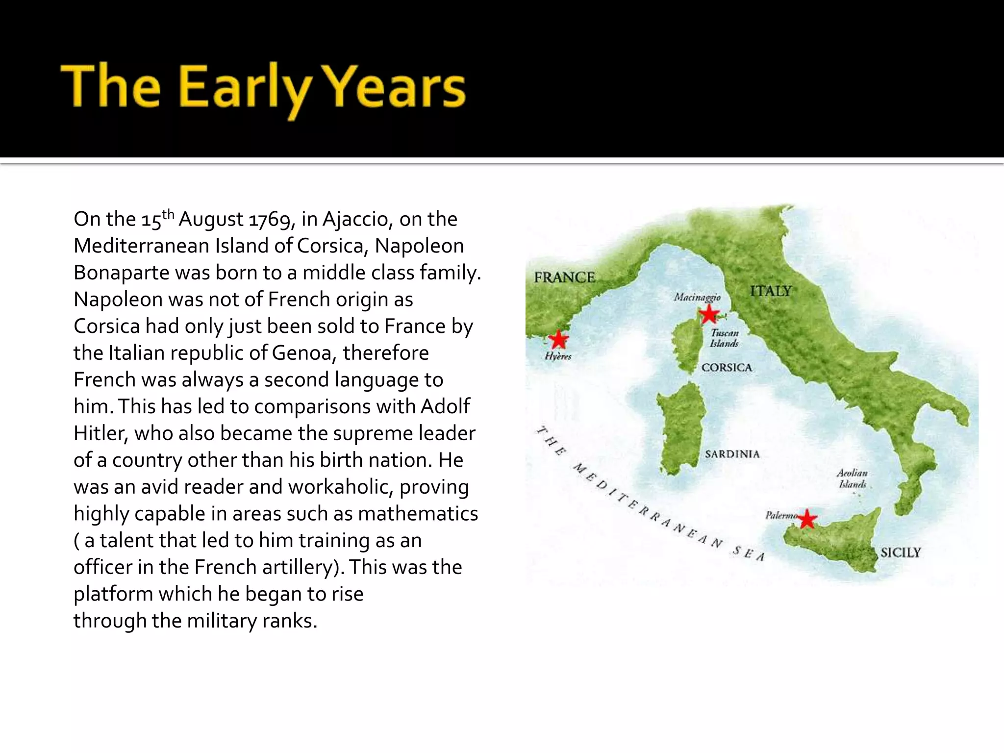 Napoleon’s rise to power | PPTX