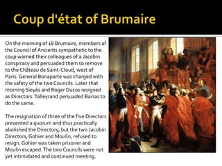 Napoleon’s rise to power | PPTX