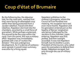 Napoleon’s rise to power | PPTX