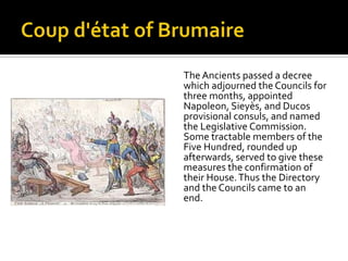 Napoleon’s rise to power | PPTX