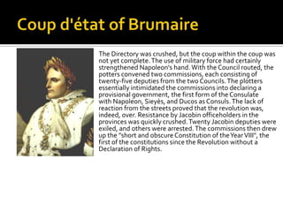 Napoleon’s rise to power | PPTX