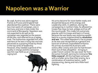 Napoleon’s rise to power | PPTX