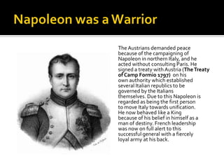 Napoleon’s rise to power | PPTX