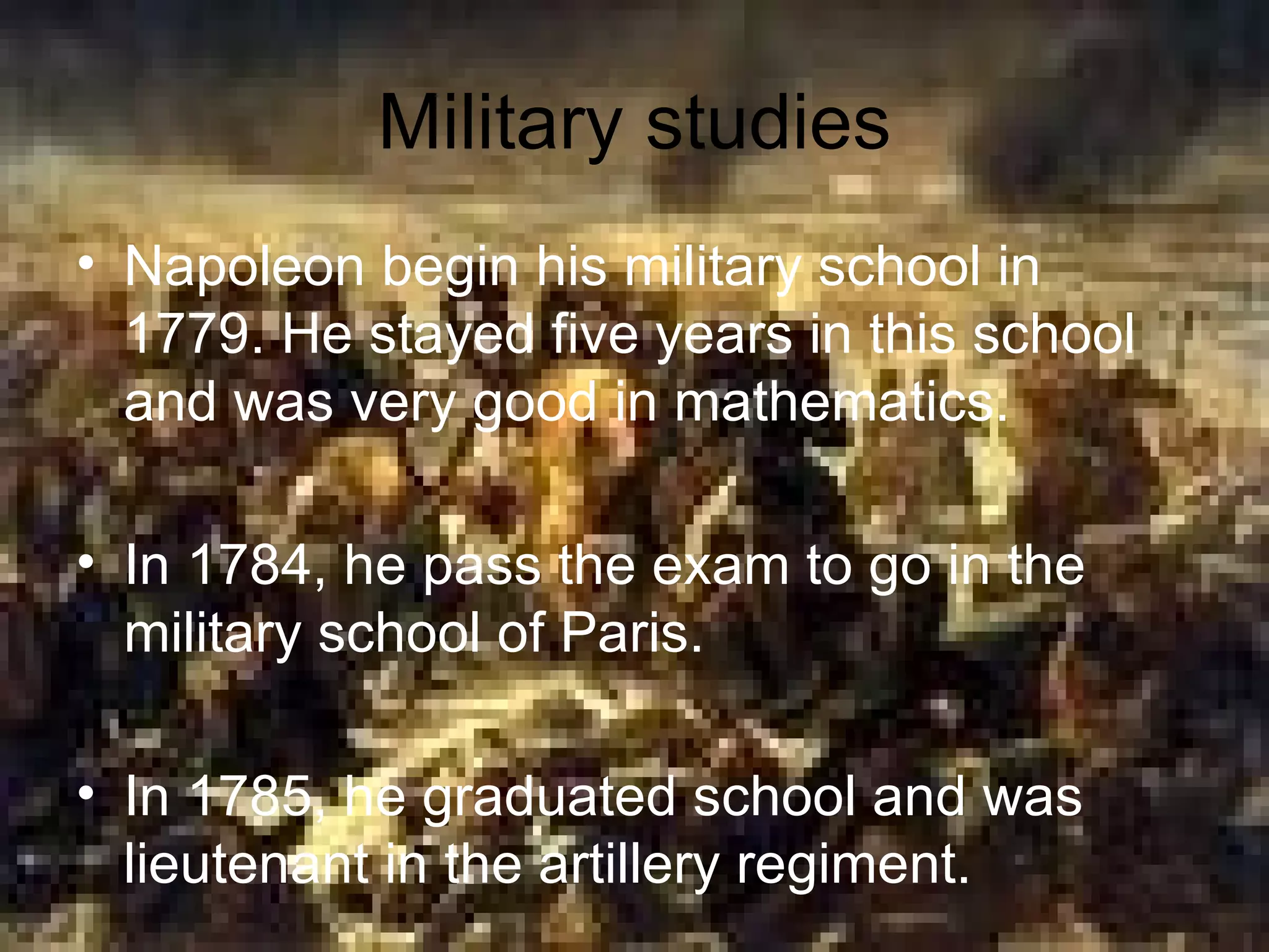 NapoléOn Bonaparte (NapoléOn I) | PPT