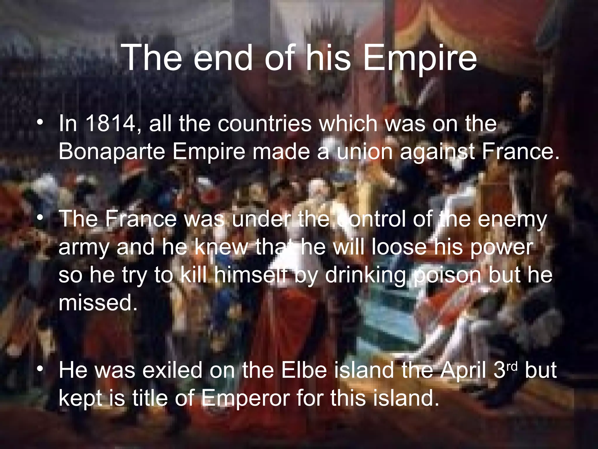 NapoléOn Bonaparte (NapoléOn I) | PPT