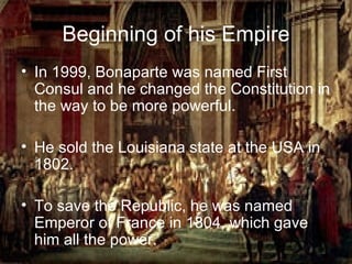 NapoléOn Bonaparte (NapoléOn I) | PPT
