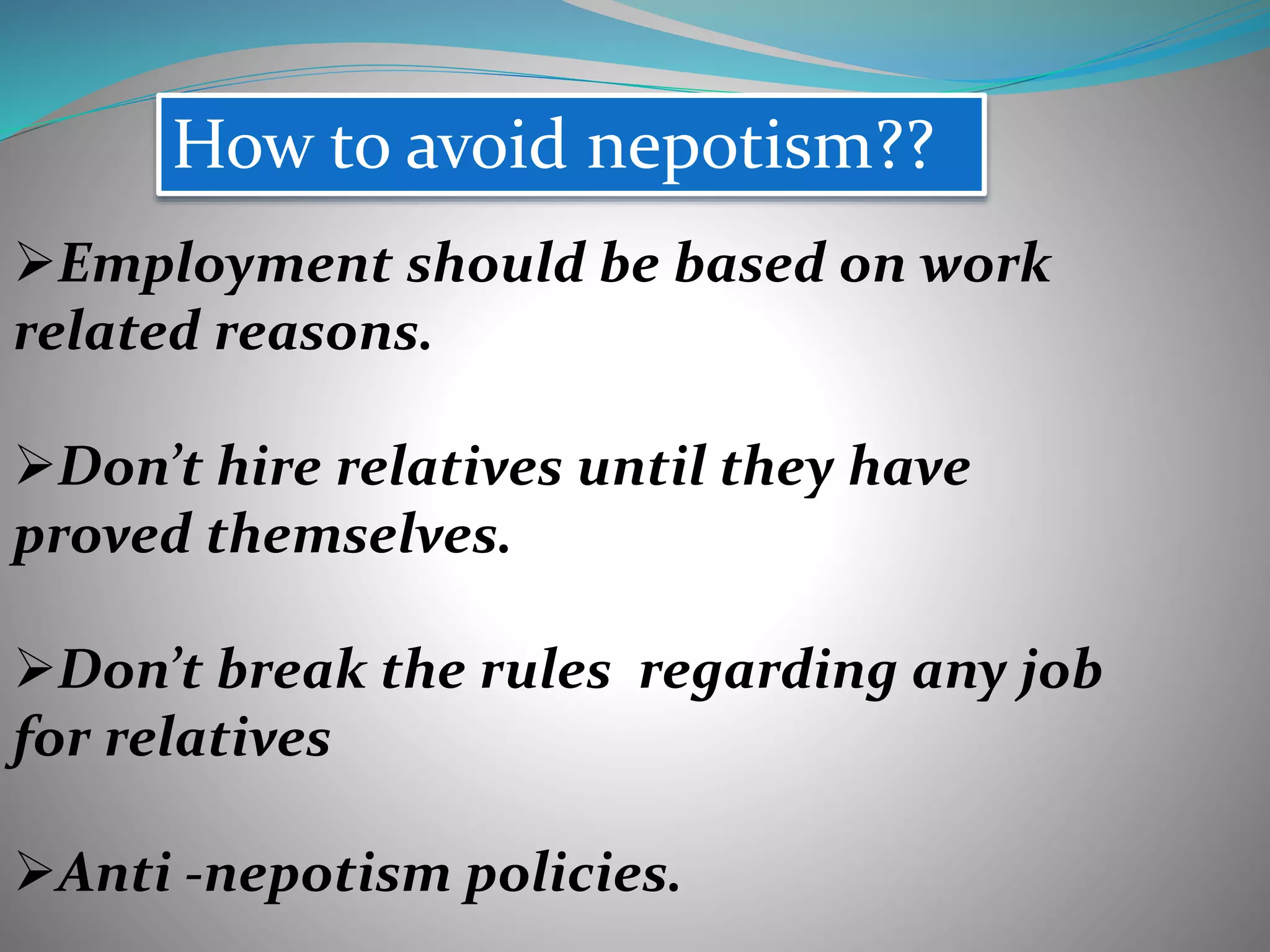 Nepotism in india | PPT