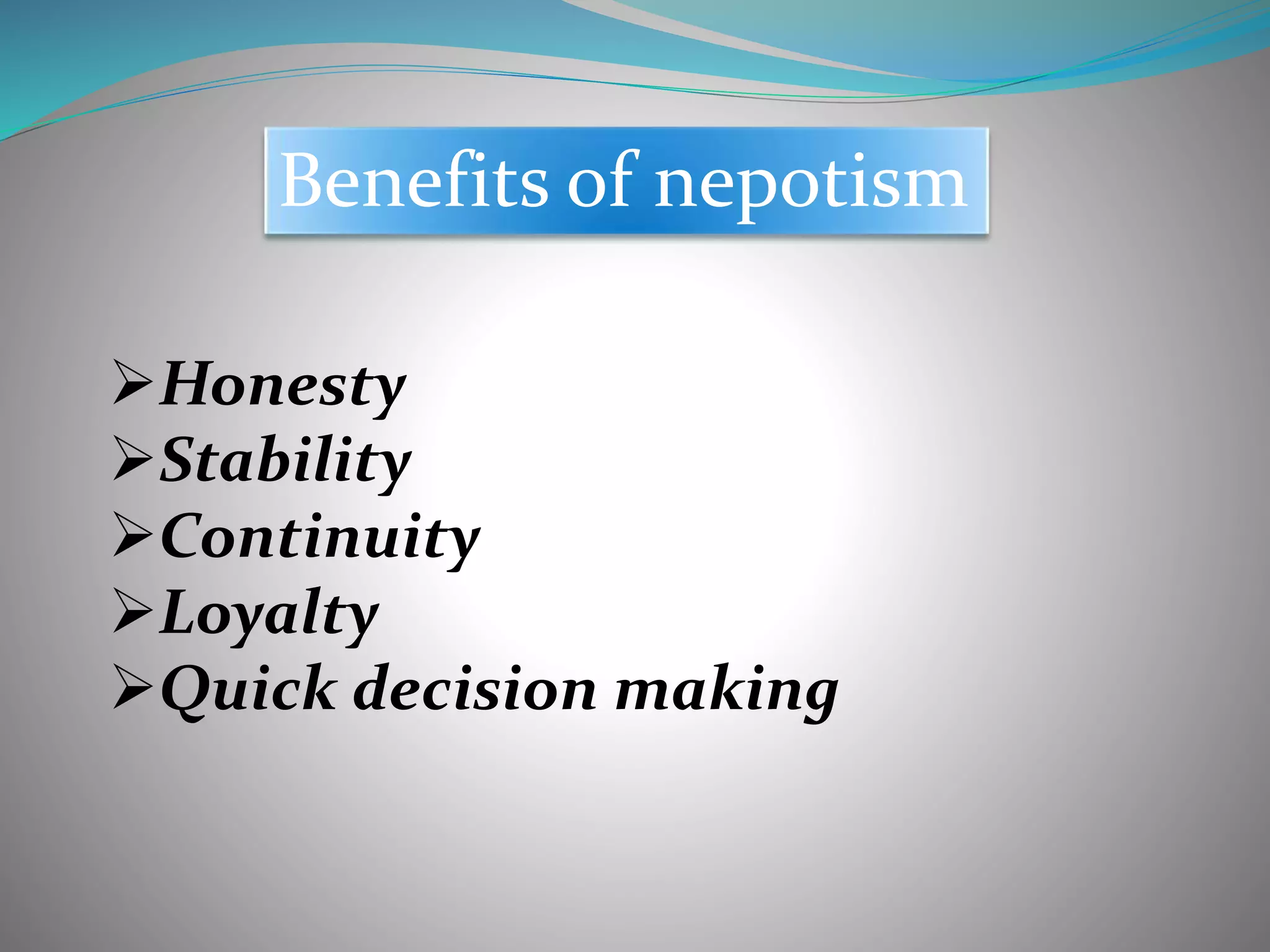 Nepotism in india | PPT