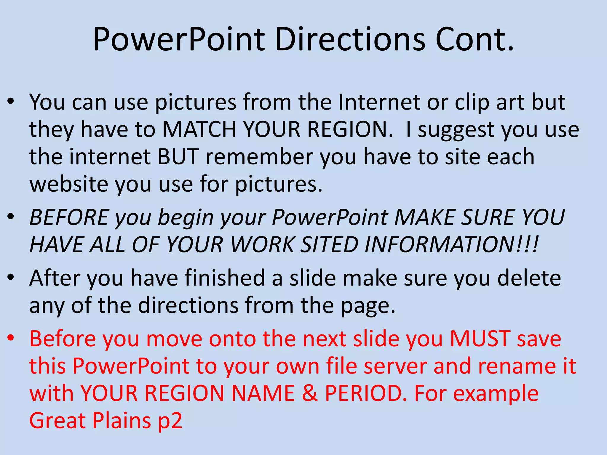 Native American PPP Directions | PPT