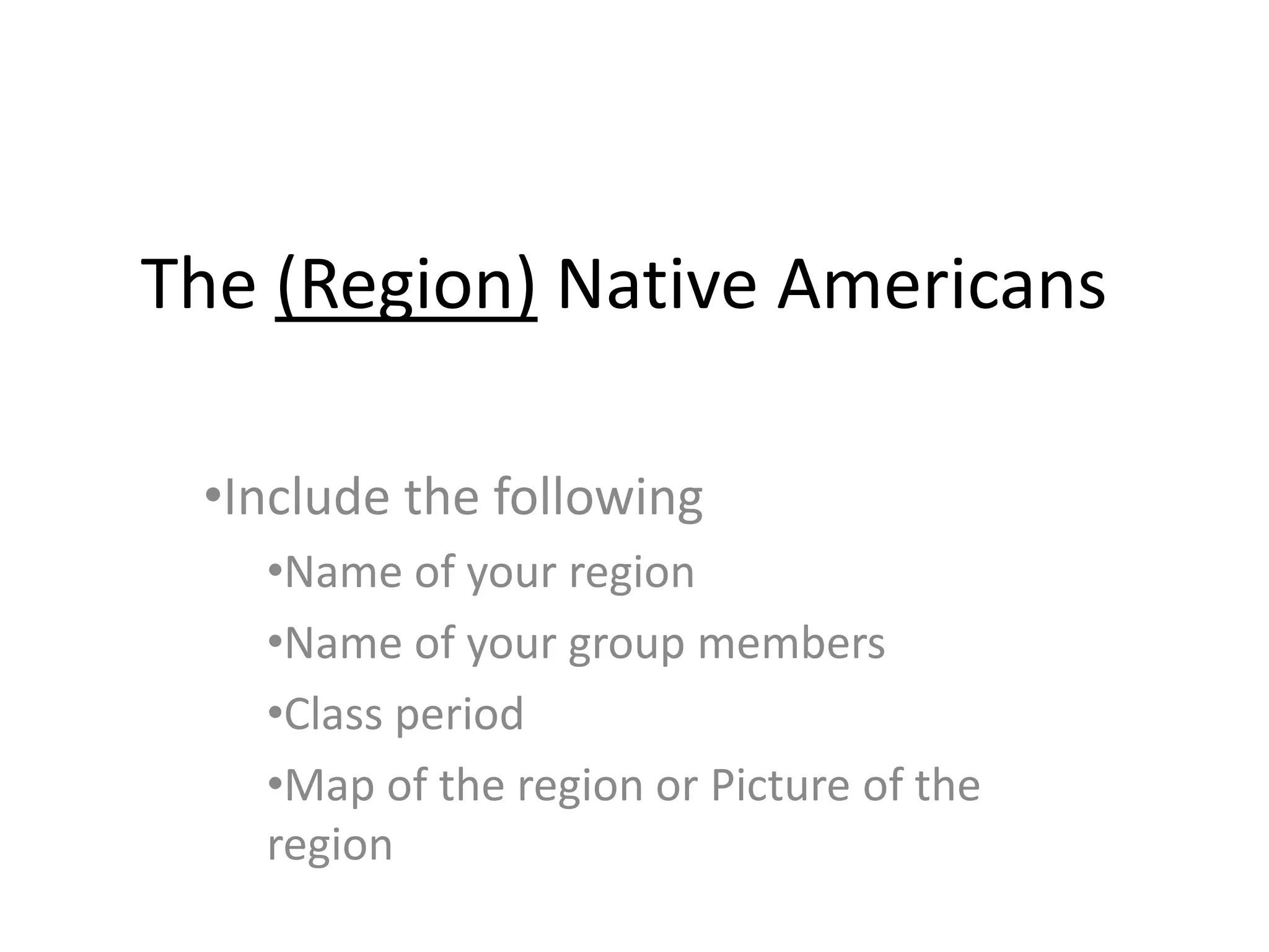 Native American PPP Directions | PPT