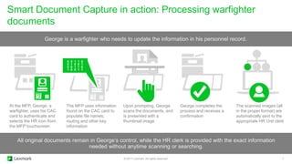 Lexmark Smart Document Capture for Military Overview Presentation | PPT