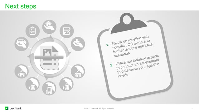 Lexmark Smart Document Capture for Insurance Overview Presentation | PPT
