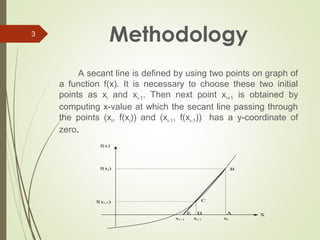 Secant Method | PPT