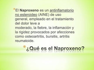 Naproxeno | PPTX