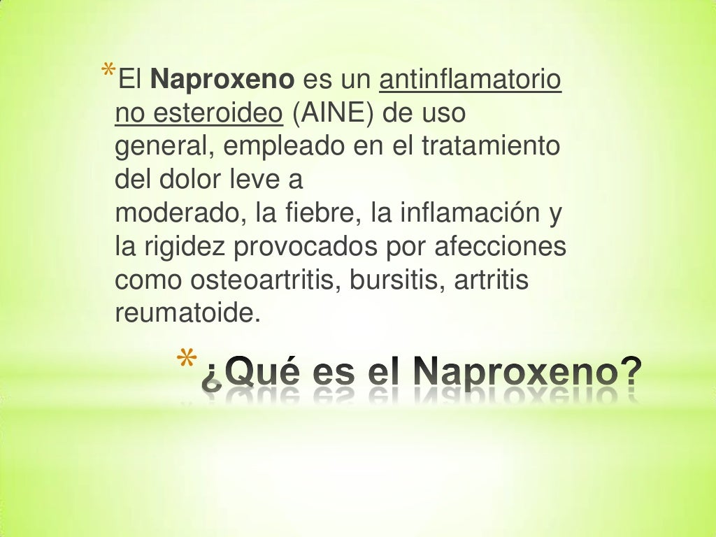 Naproxeno