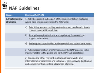 National Adaptation Plans (NAPs) | PPT