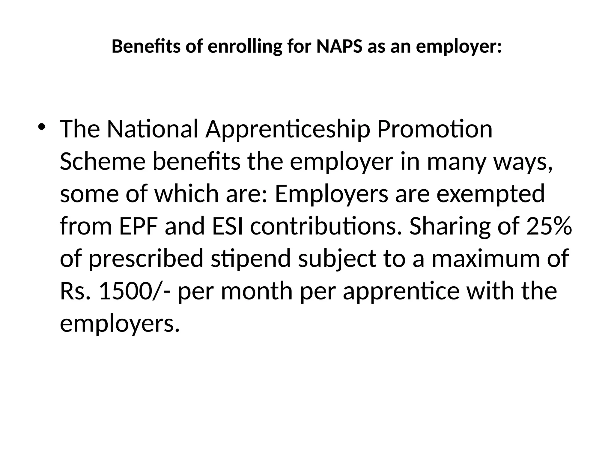 NAPS_ Benefits & process of NAPS scheme by Gov of India | PPTX