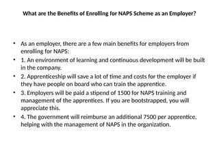 NAPS_ Benefits & process of NAPS scheme by Gov of India | PPTX