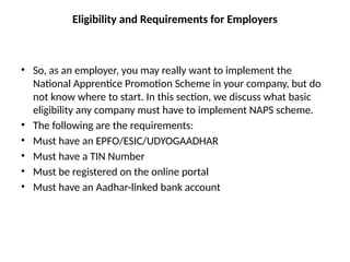 NAPS_ Benefits & process of NAPS scheme by Gov of India | PPTX