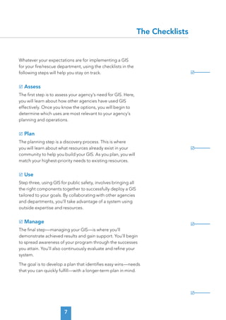 A Quick Guide to Building a GIS for Your Public Safety Agency | PDF