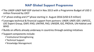 UNEP LDCF projects and NAPs | PDF