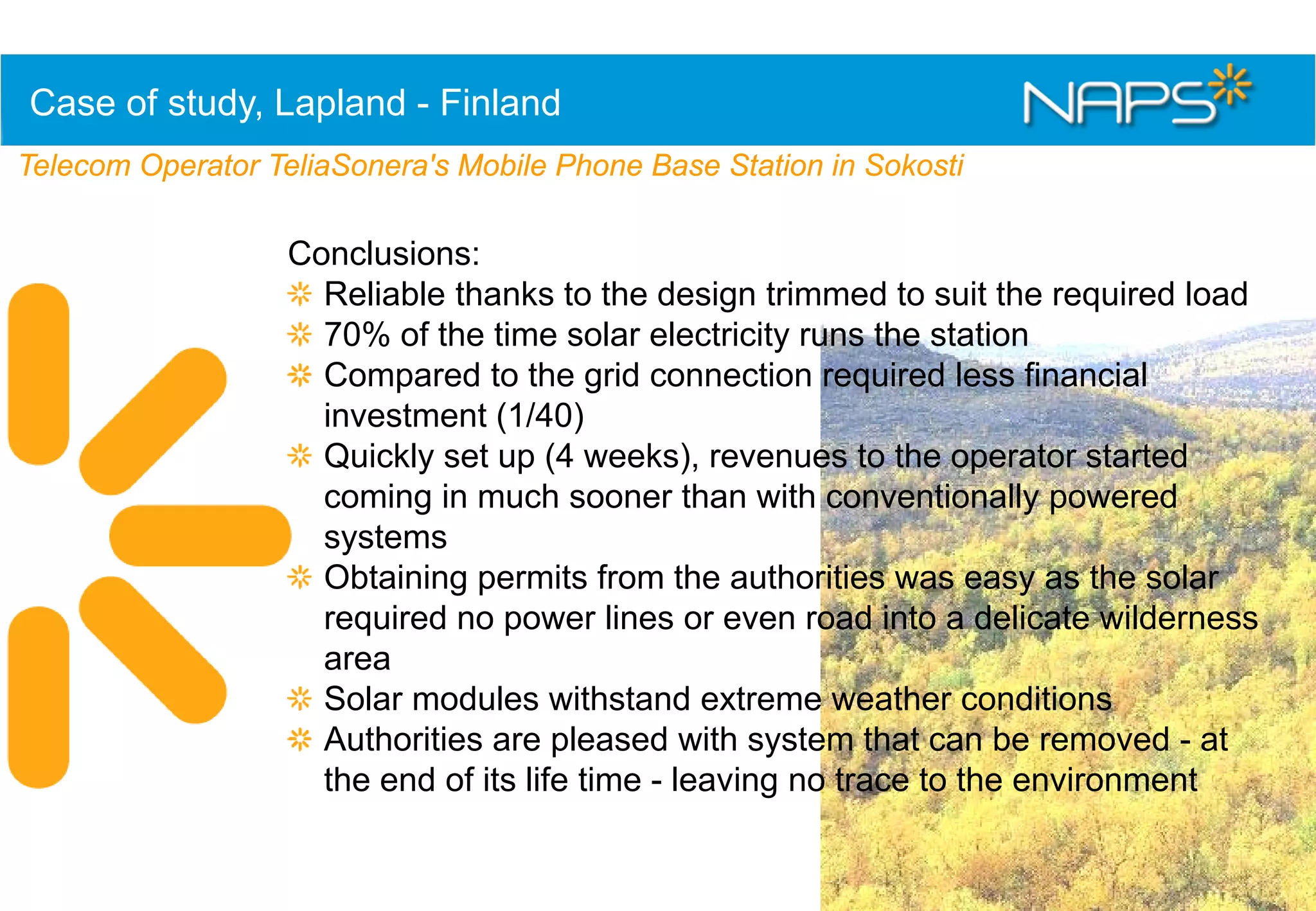 Naps telecom references | PPT