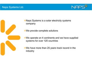 Naps telecom references | PPT