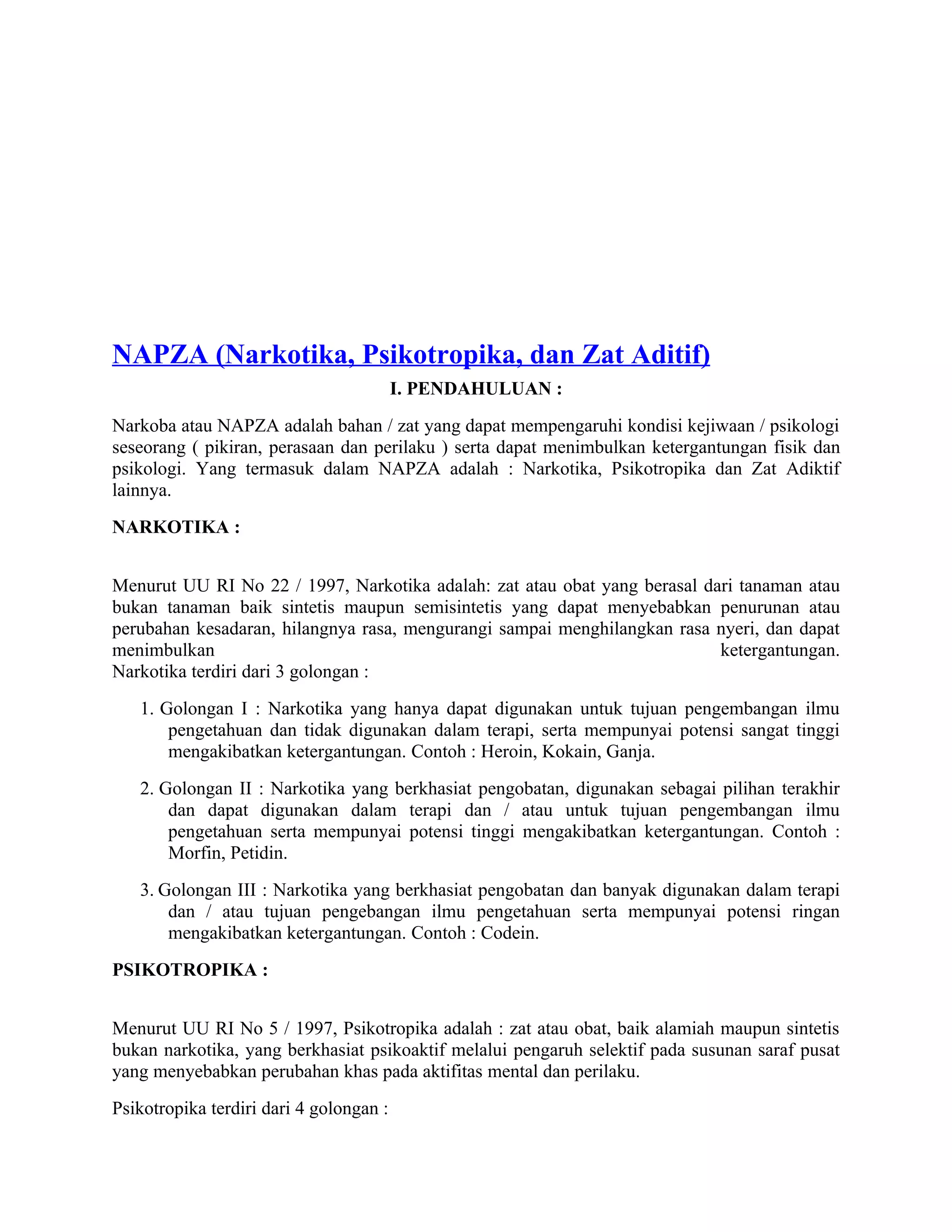Napza | PDF