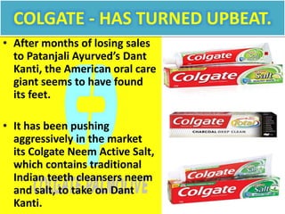 FMCG - Ayurvedic Warfare ( FMCG's Goes Ayurvedic) | PPTX