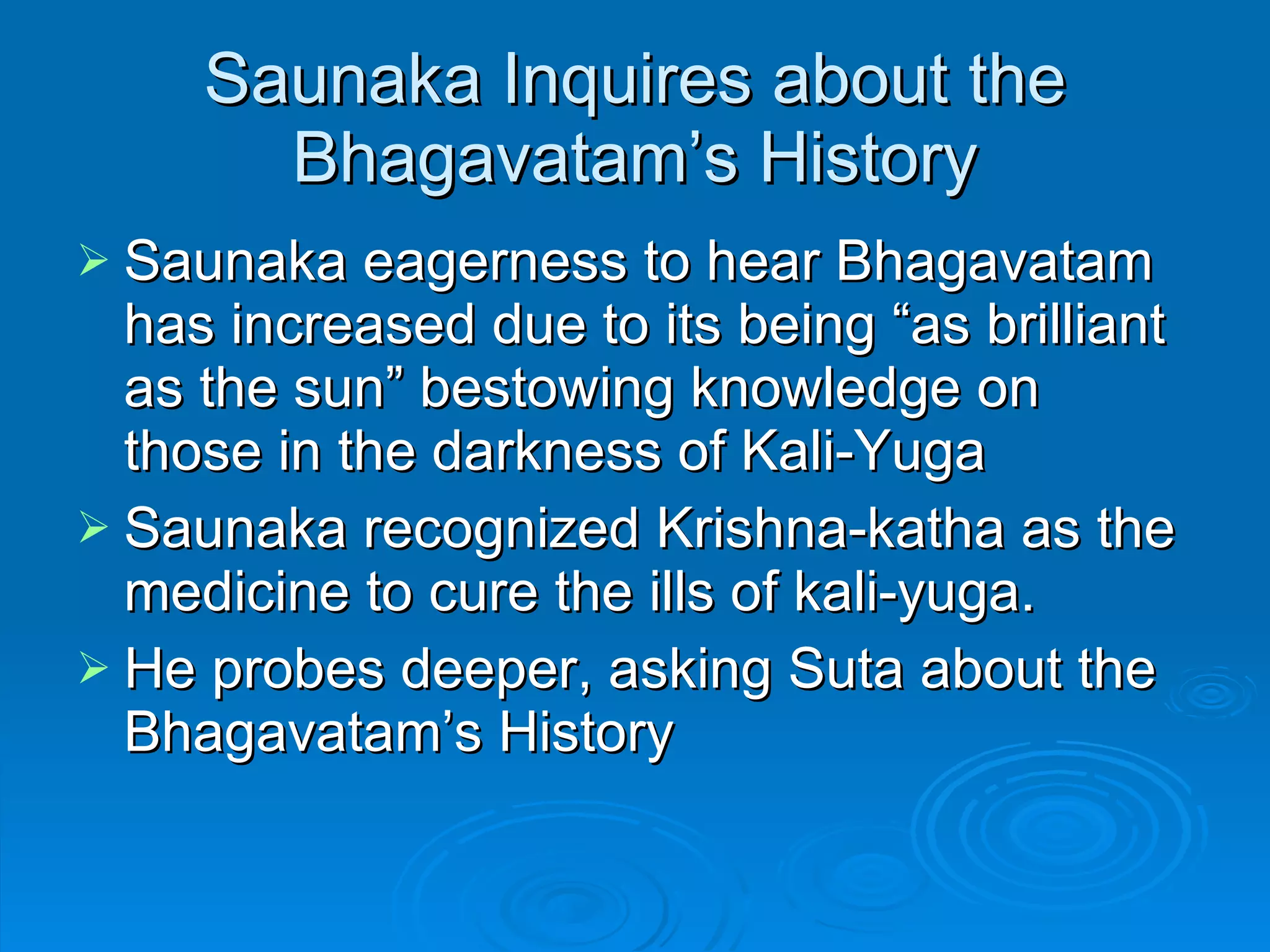 Narada Muni Instructs Vyasadeva | PPT