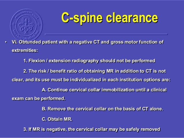 C-spine injury