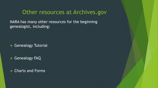 NARA presentation | PPTX