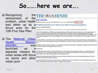 National Urban Health Mission | PPTX