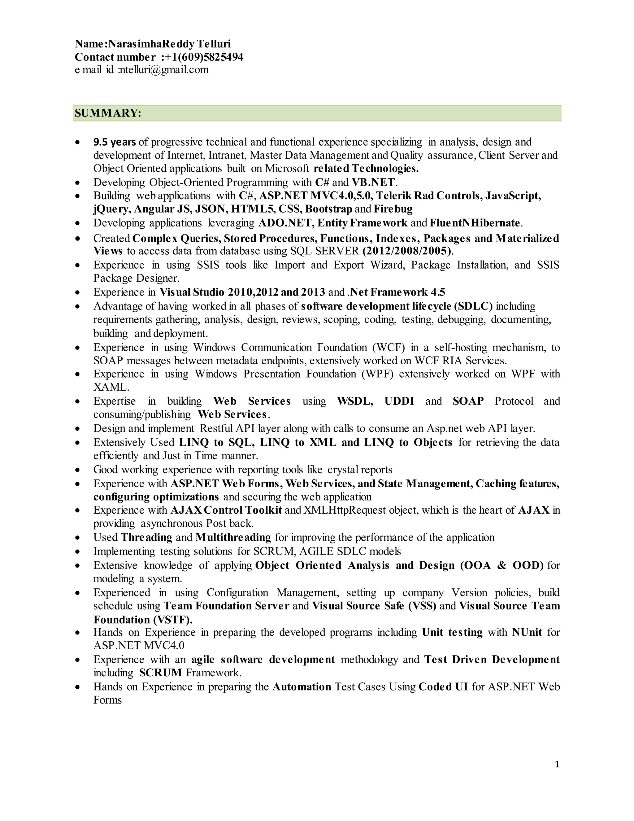 Narasimha reddy telluri | DOCX