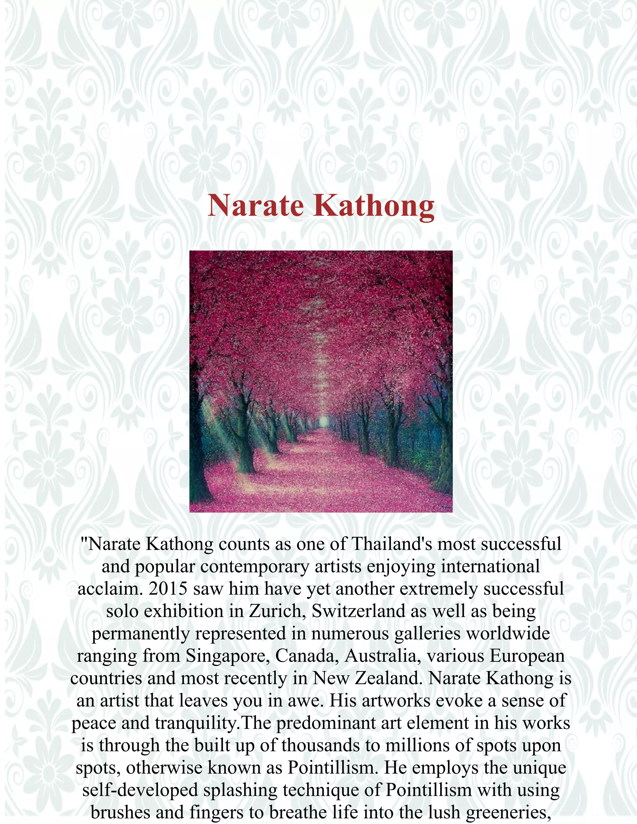 narate kathong Art Prints - Tusk Gallery | PDF