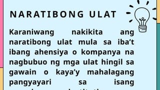 filipino sa Piling Larang Naratibong Ulat.pptx