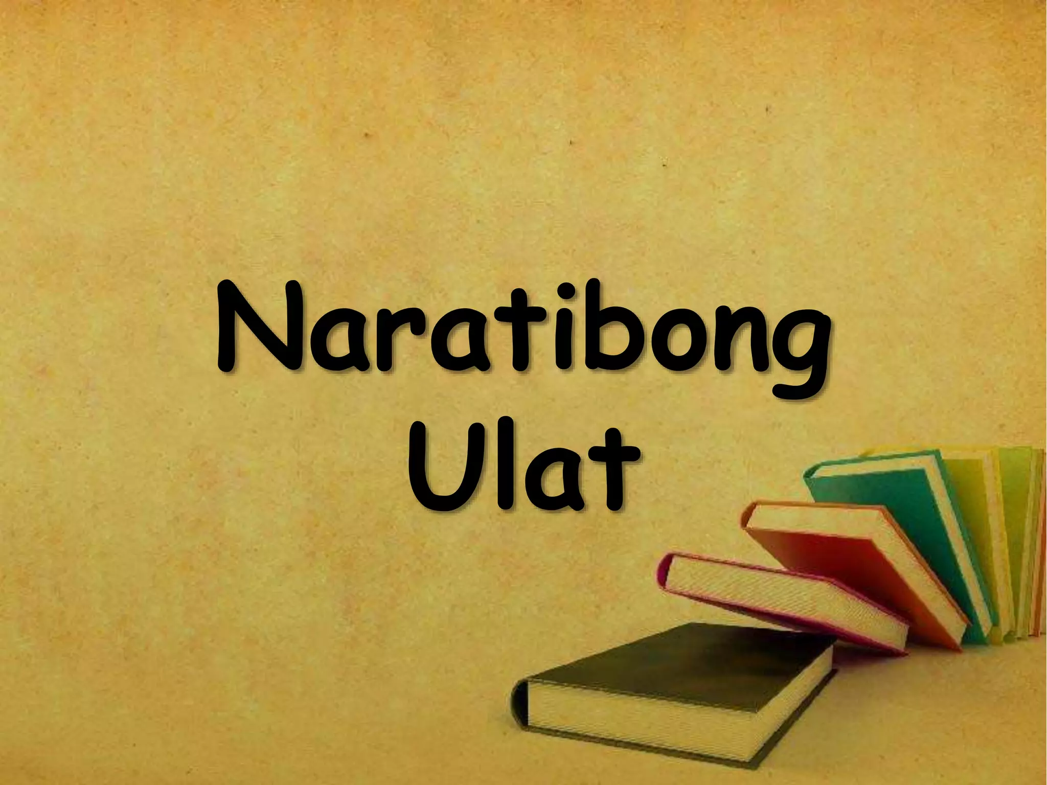 Naratibong ulat | PPTX