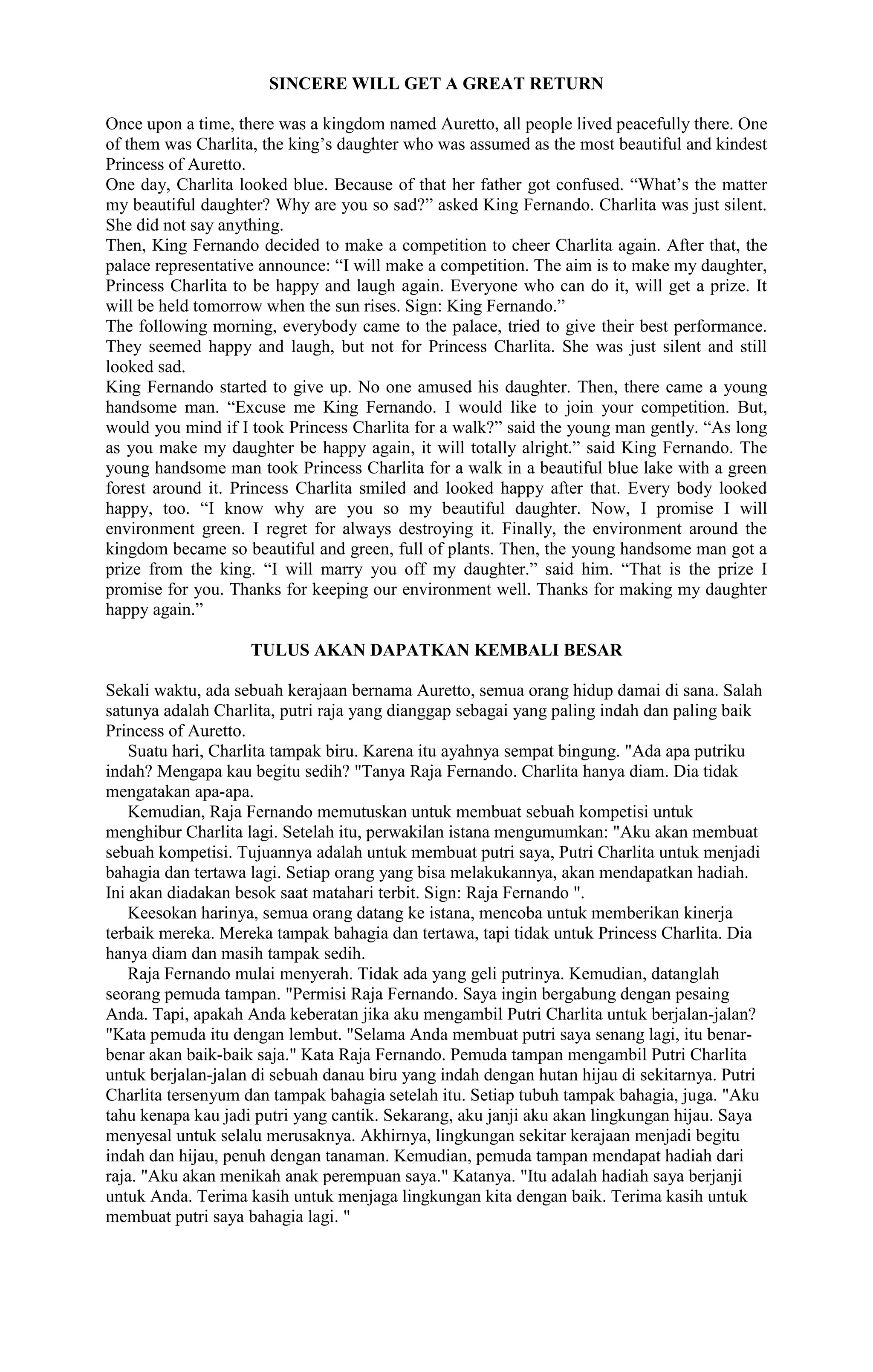 Narative teks | DOCX