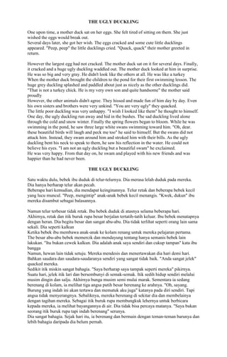 Narative teks | DOCX