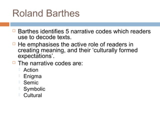 Narative Theories | PPT