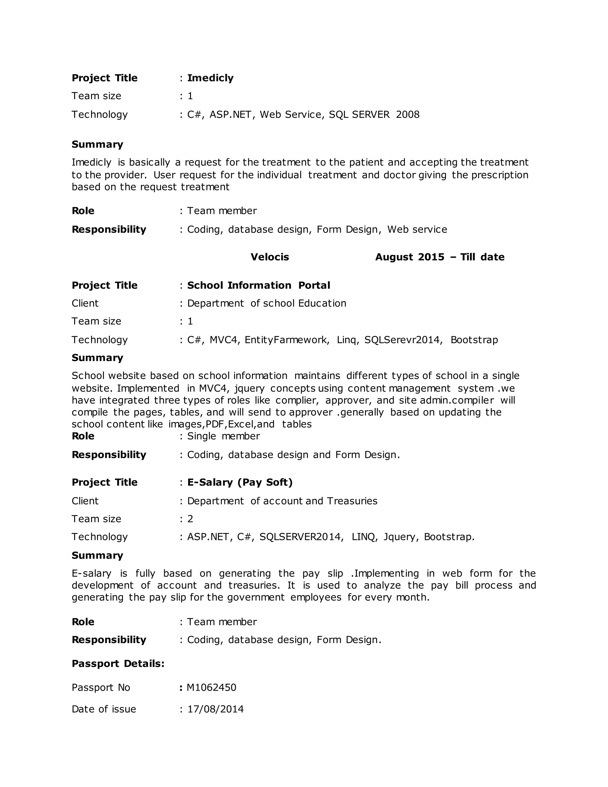 Narayanan newresumes | DOCX | Web Development | Internet